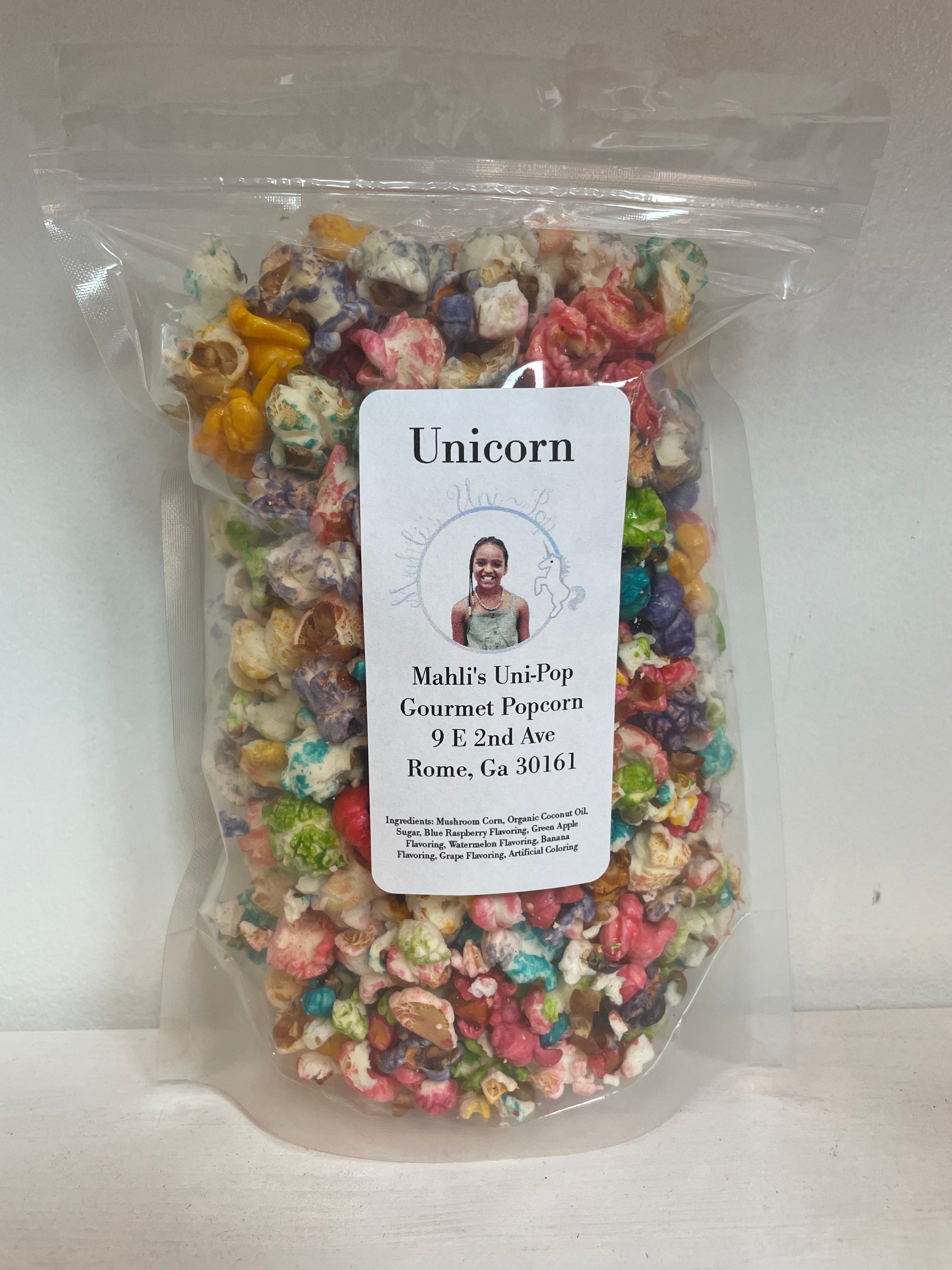 UNICORN POPCORN – MAHLI'S UNI-POP GOURMET POPCORN
